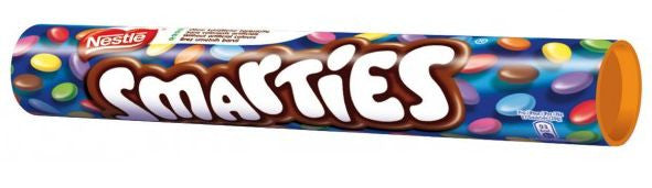 Smarties in a tube store
